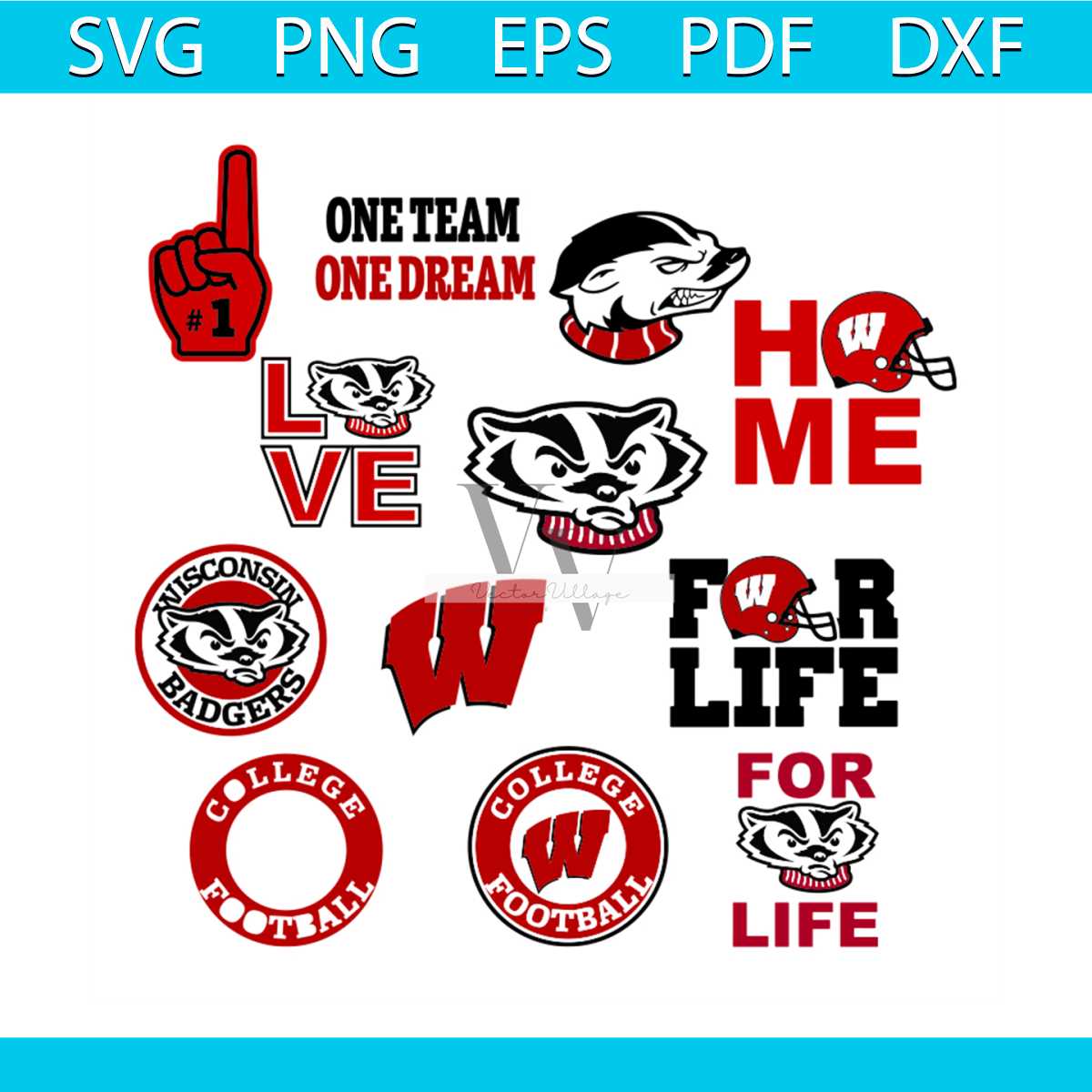 Wisconsin Badgers Logo Team Svg, Sport Svg, Sport Logo Team | Inspire ...