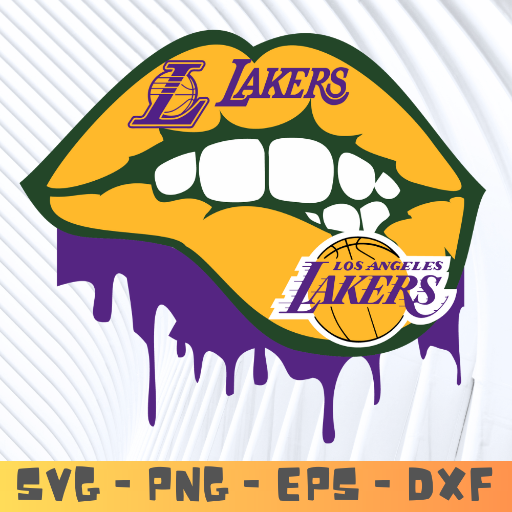 LA Lakers Lips SVG ,LA Lakers NBA Character, LA Lakers svg b | Inspire ...