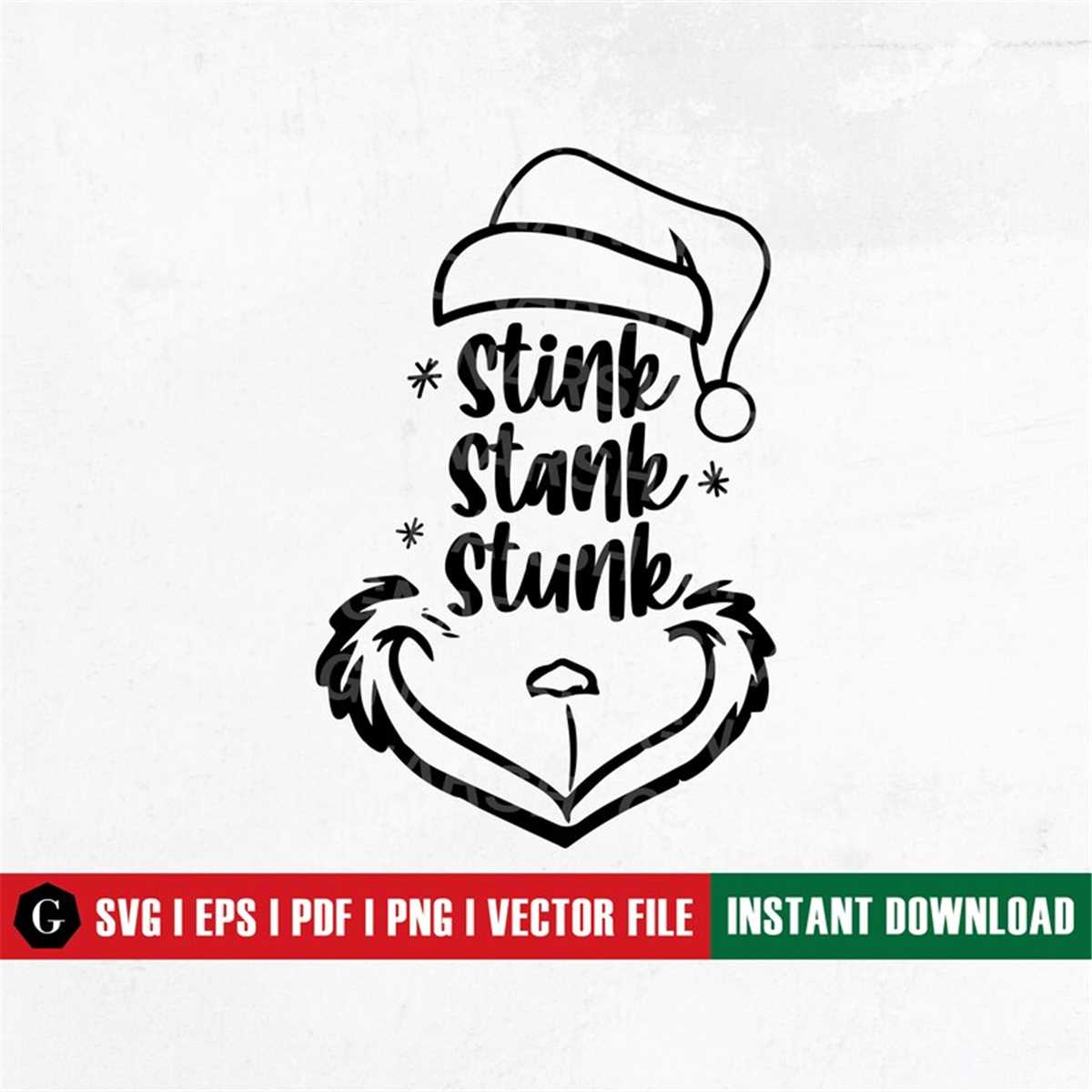 Stink Stank Stunk SVG | Merry Grinchmas Svg | Holiday Cheerm | Inspire ...