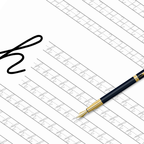 Cursive Alphabet Tracing Worksheets, handwriting practice, p | Inspire ...