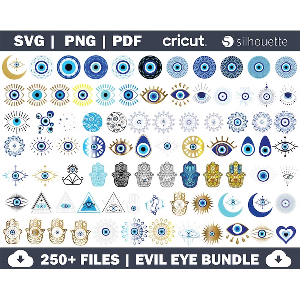 Evil Eye SVG, Turkish Eye svg, Humsa Svg Cut Files, Evil Eye | Inspire ...