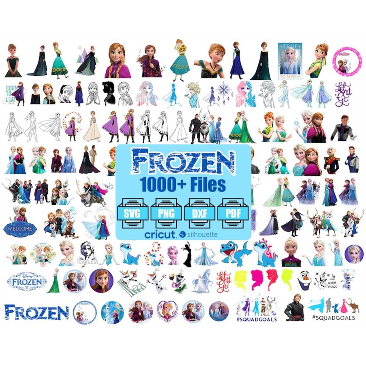 Frozen SVG bundle, frozen elsa svg, frozen clipart, frozen p | Inspire ...