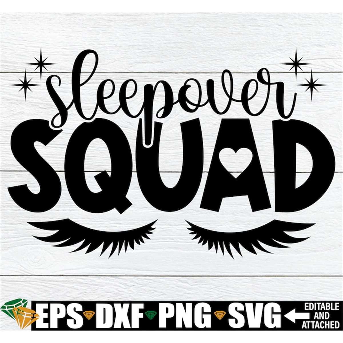 Sleepover Squad Sleepover Svg Slumber Party Svg Friends S Inspire
