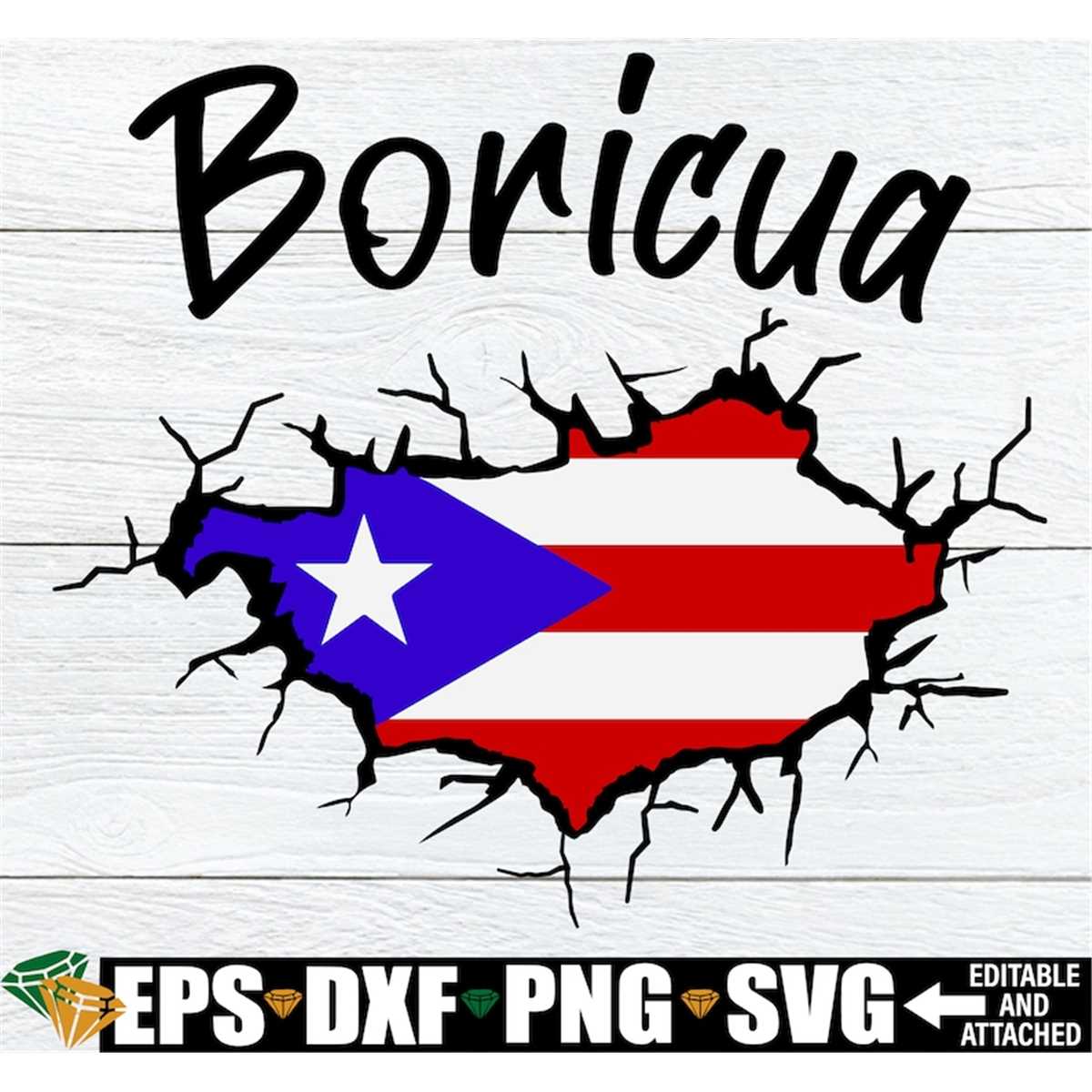 Boricua. Boricua svg. Puerto rican svg. Boricua svg. Puerto - Inspire Uplift