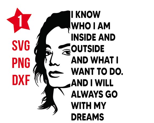 Michael Jackson SVG, King of Pop svg, MJ Svg, MJ Face Svg - Inspire Uplift