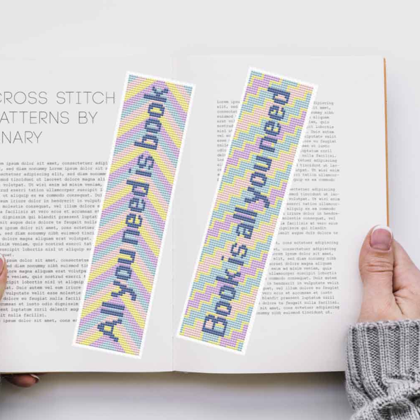 Bookmarks Cross Stitch Pattern - Inspire Uplift