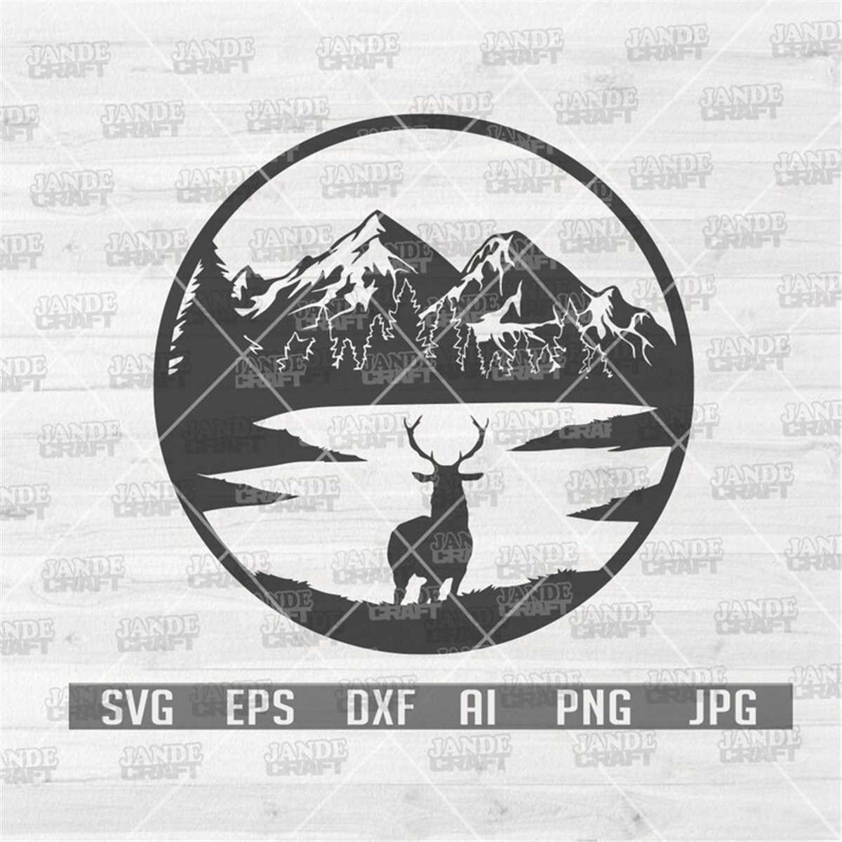 Deer svg | Deer png | Oudoor Scene svg | Outdoor png | Dear - Inspire ...