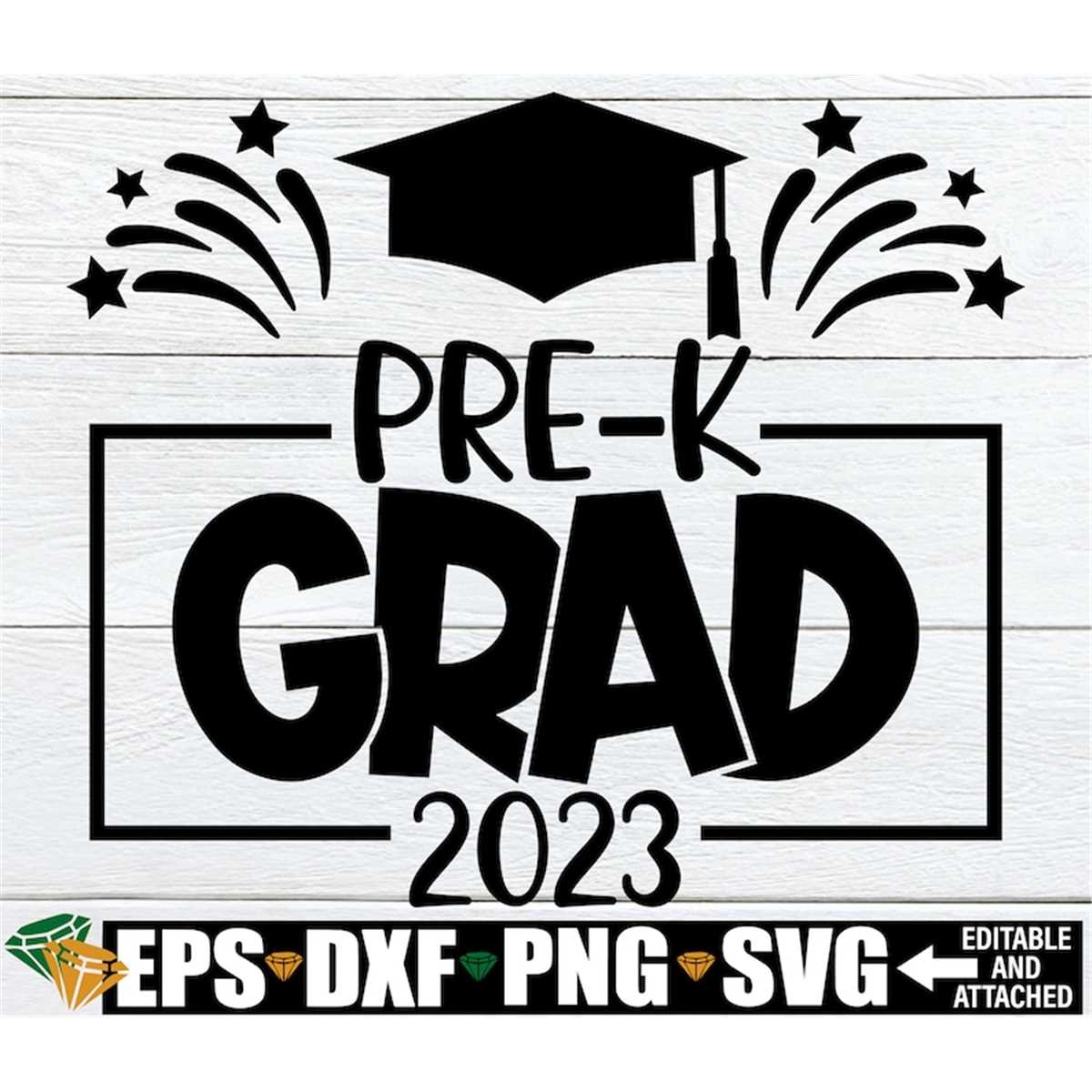 Pre-K Grad, Pre-K Graduation, Pre-K Graduation svg, End Of P - Inspire ...