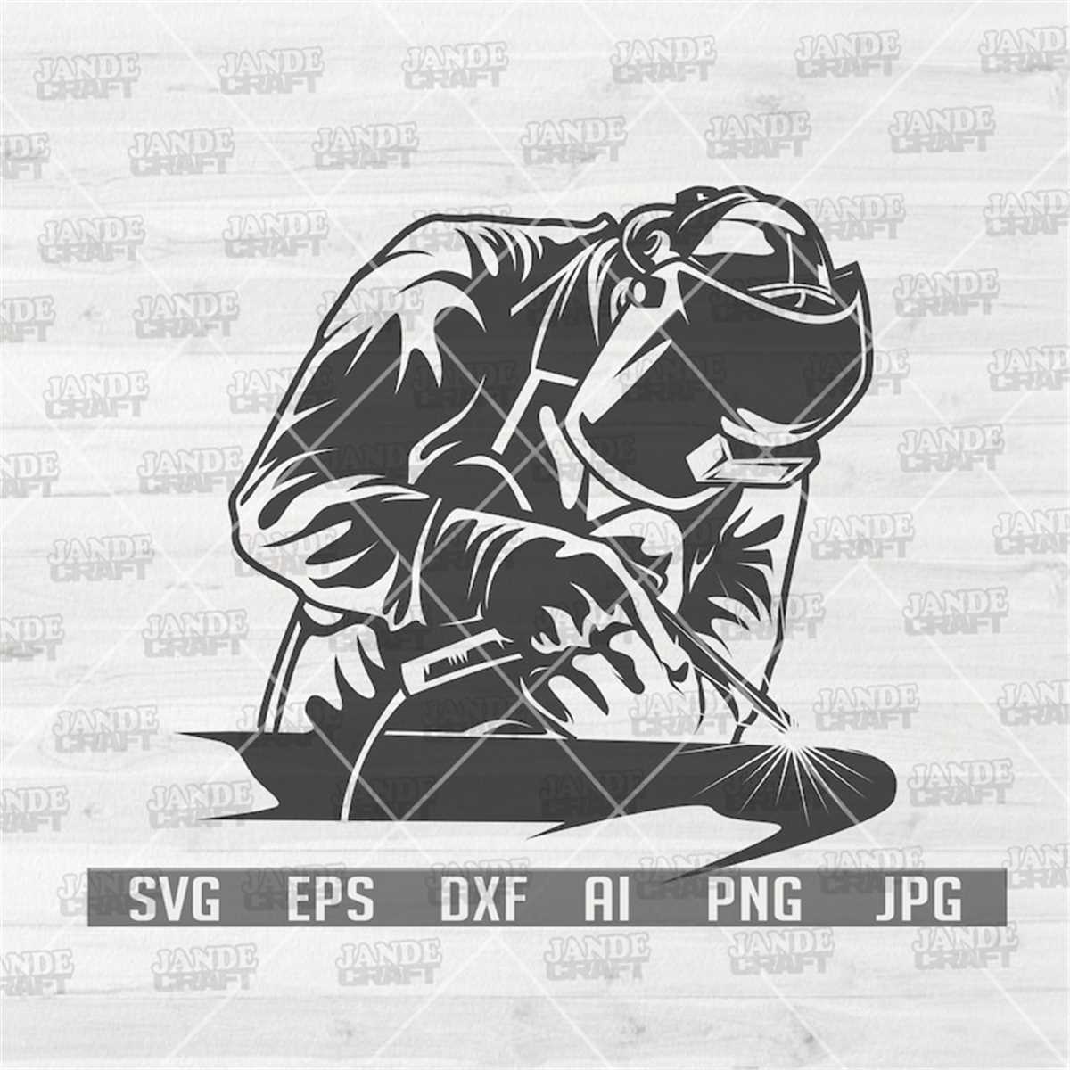Welder Svg | Welder Clipart | Welding Work Svg | Welding Ste - Inspire ...