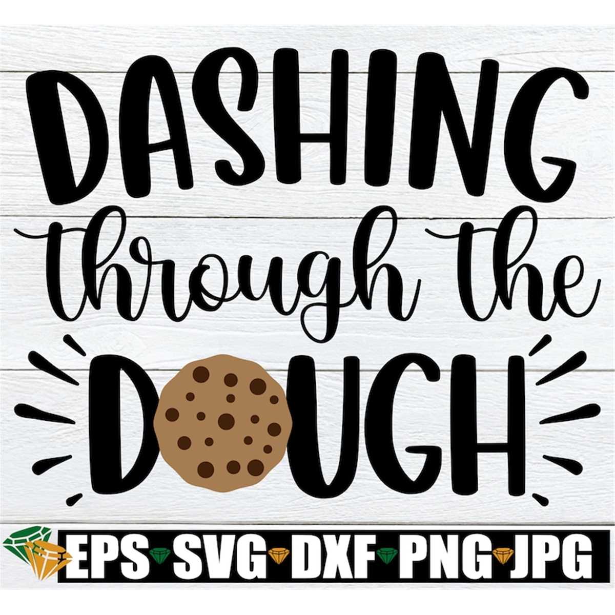 Dashing Through The Dough, Christmas Cookie Baking Apron SVG - Inspire ...