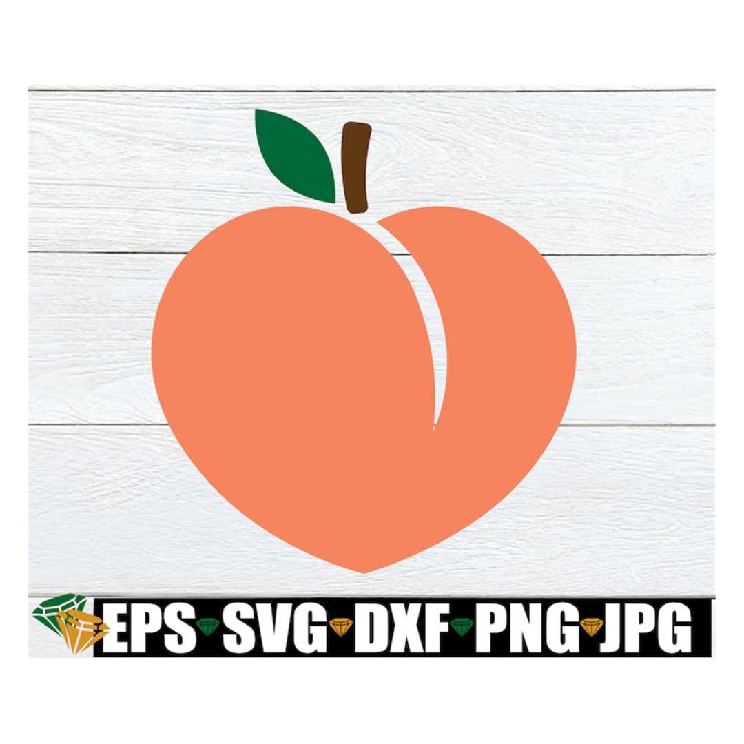 Peach svg, Summer Clipart, Summer svg, Peach Clipart, Peach | Inspire ...