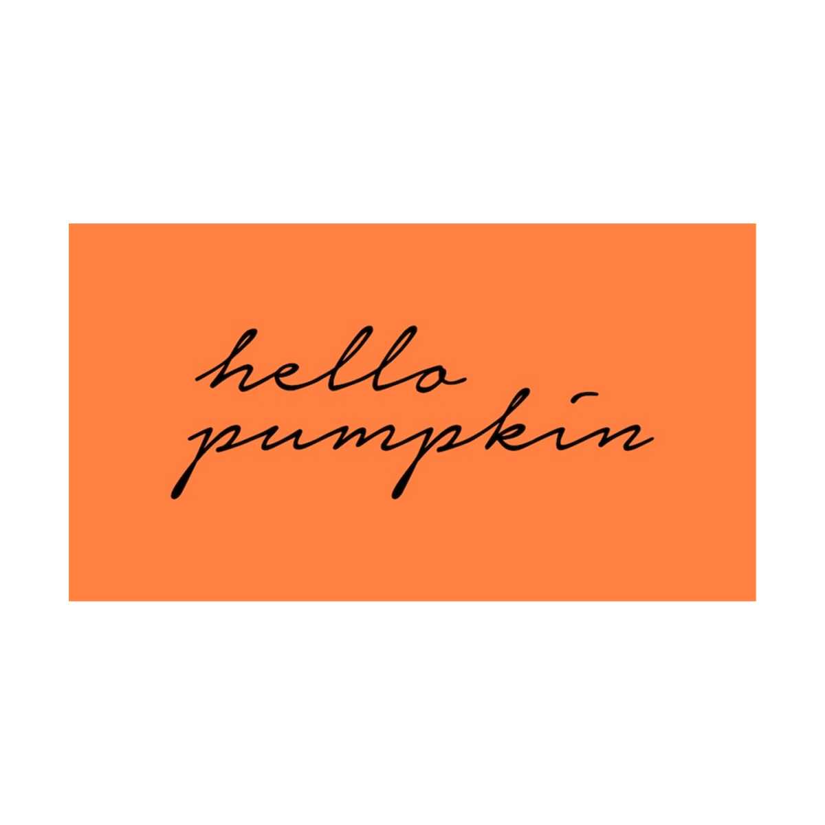 Hello Pumpkin (script) - SVG, PNG Digital Download | Inspire Uplift