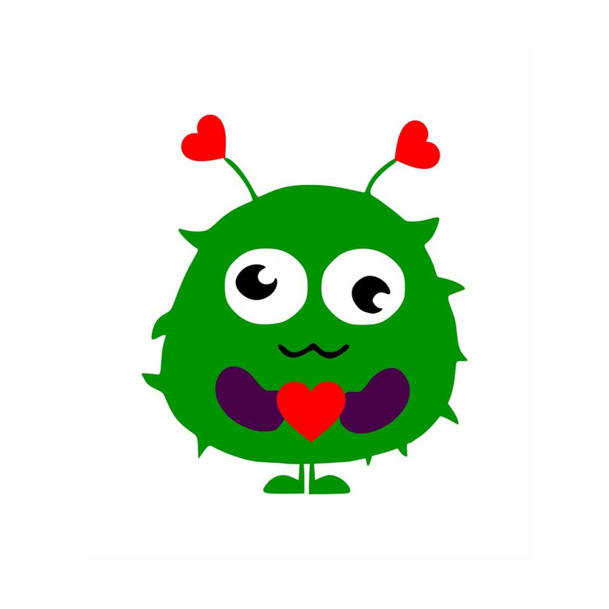 Love Monster- SVG, PNG Digital Download - Inspire Uplift