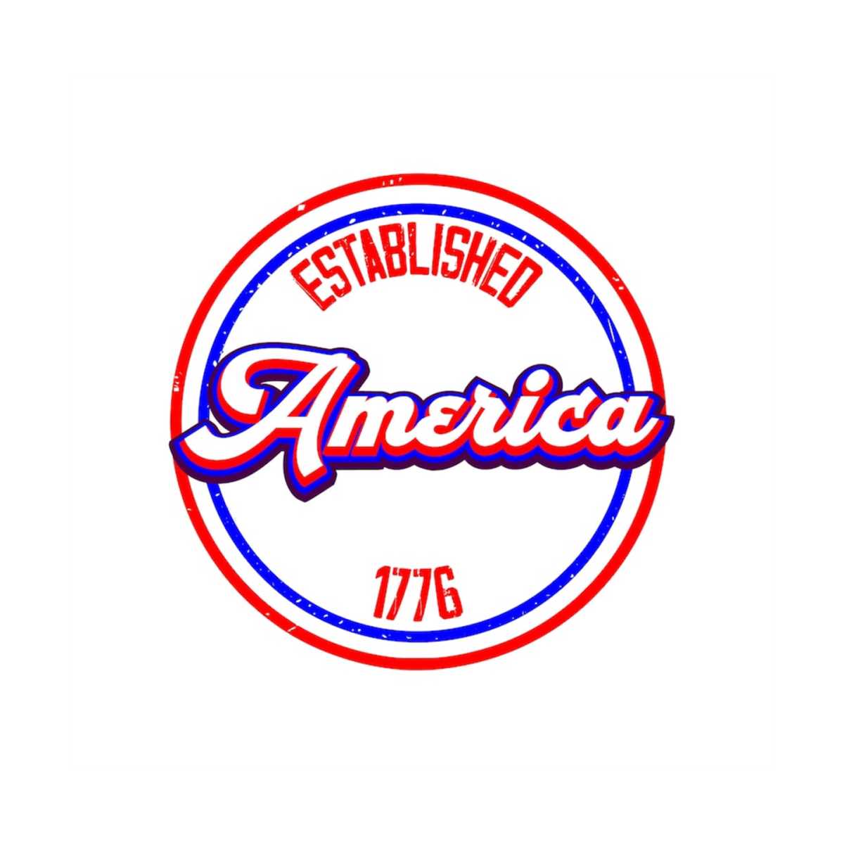 America Established 1776 - SVG, PNG DIgital Download | Inspire Uplift
