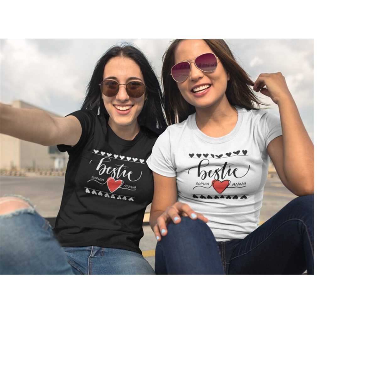 Custom Best Friend Shirt, Personalized Besties Gifts, Best F | Inspire ...