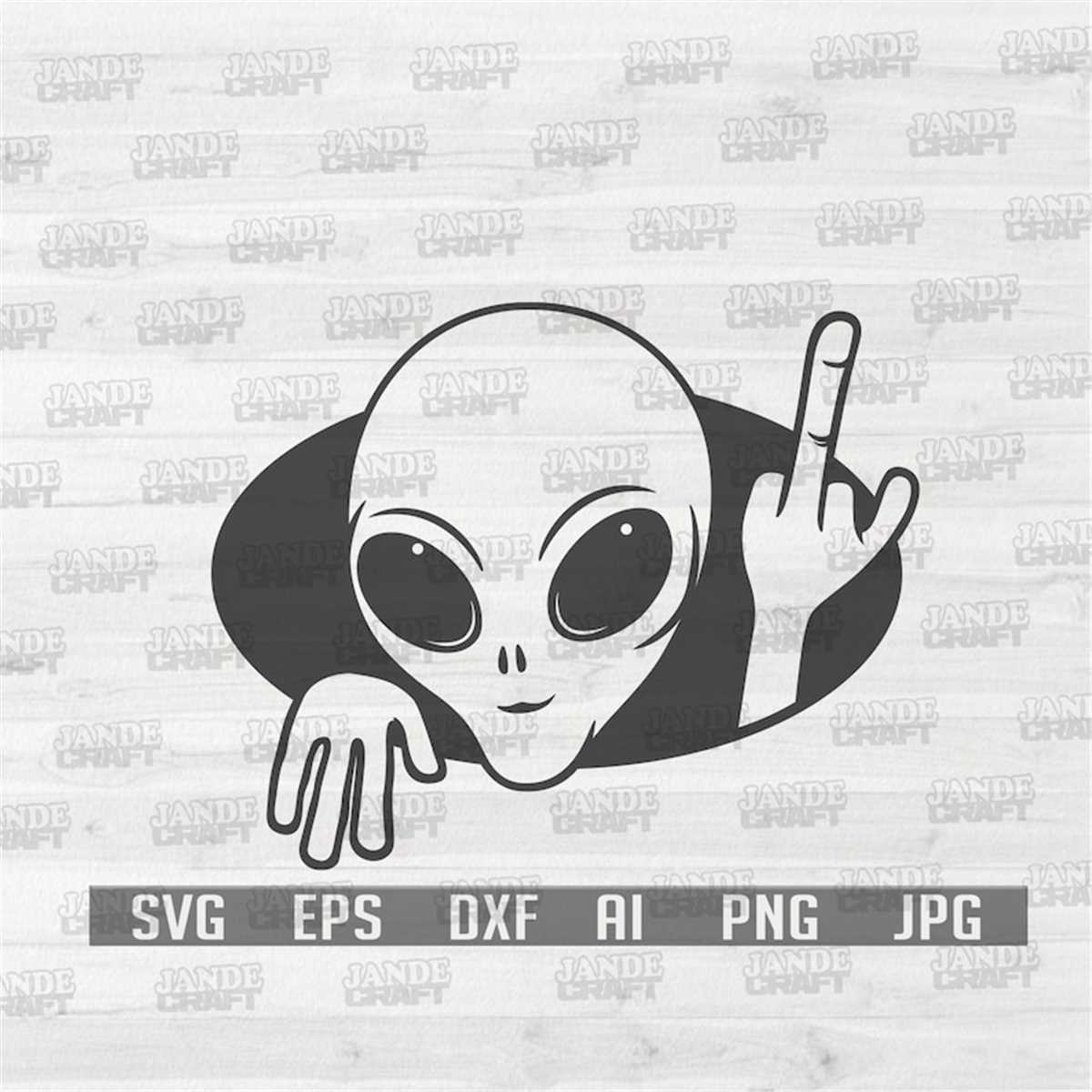 Paul Alien Middle Finger