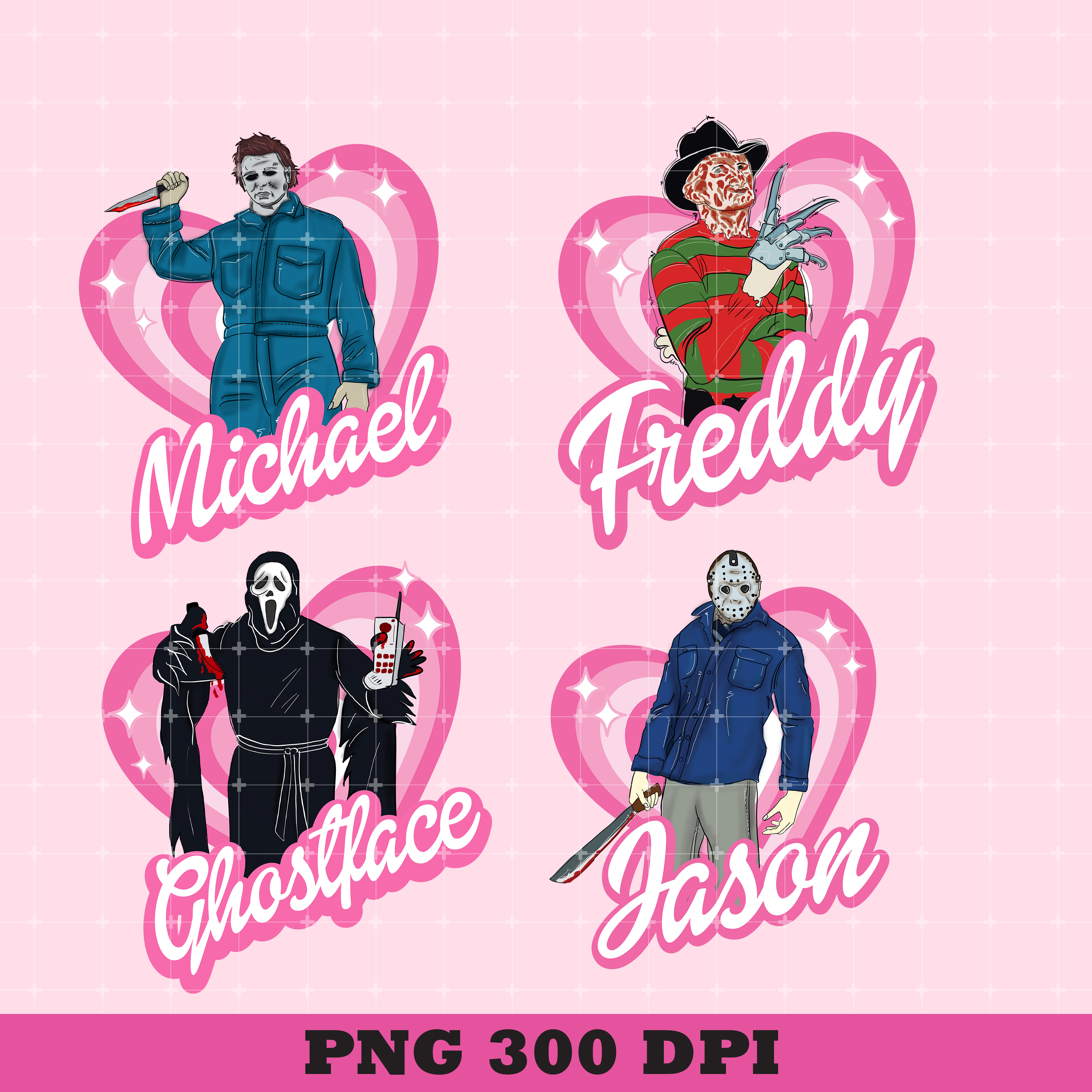 Horror Dolls PNG Set - Y2k Horror- Horror Characters PNG - H - Inspire ...