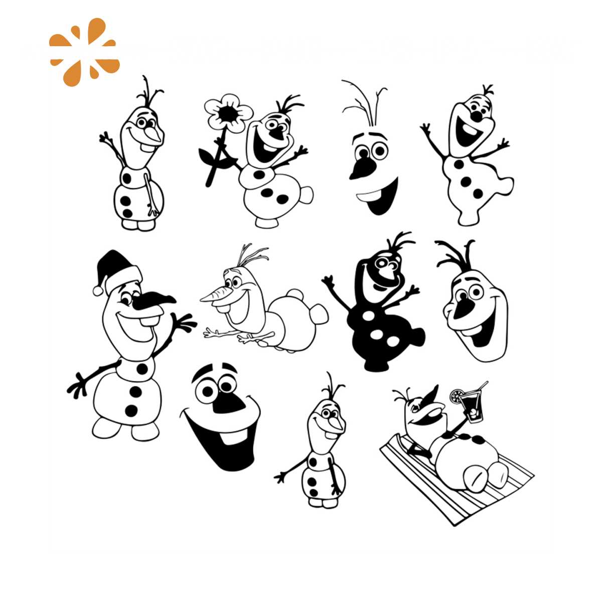 Snowman bundle svg | Inspire Uplift