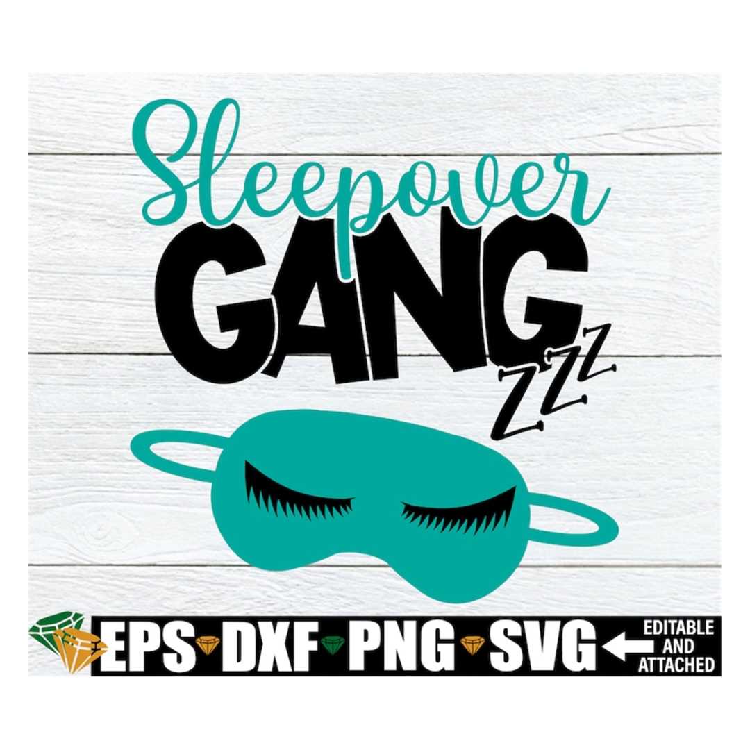 Sleepover Gang, Sleepover SVG, Sleepover Gang SVG, Slumber P | Inspire ...