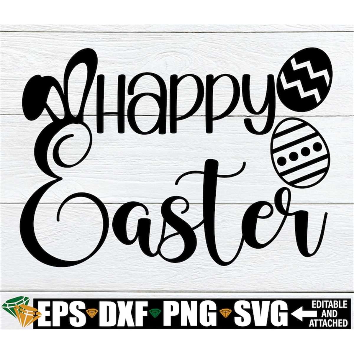 Happy Easter, Easter svg, Kids Easter svg, Easter Decor svg, | Inspire ...