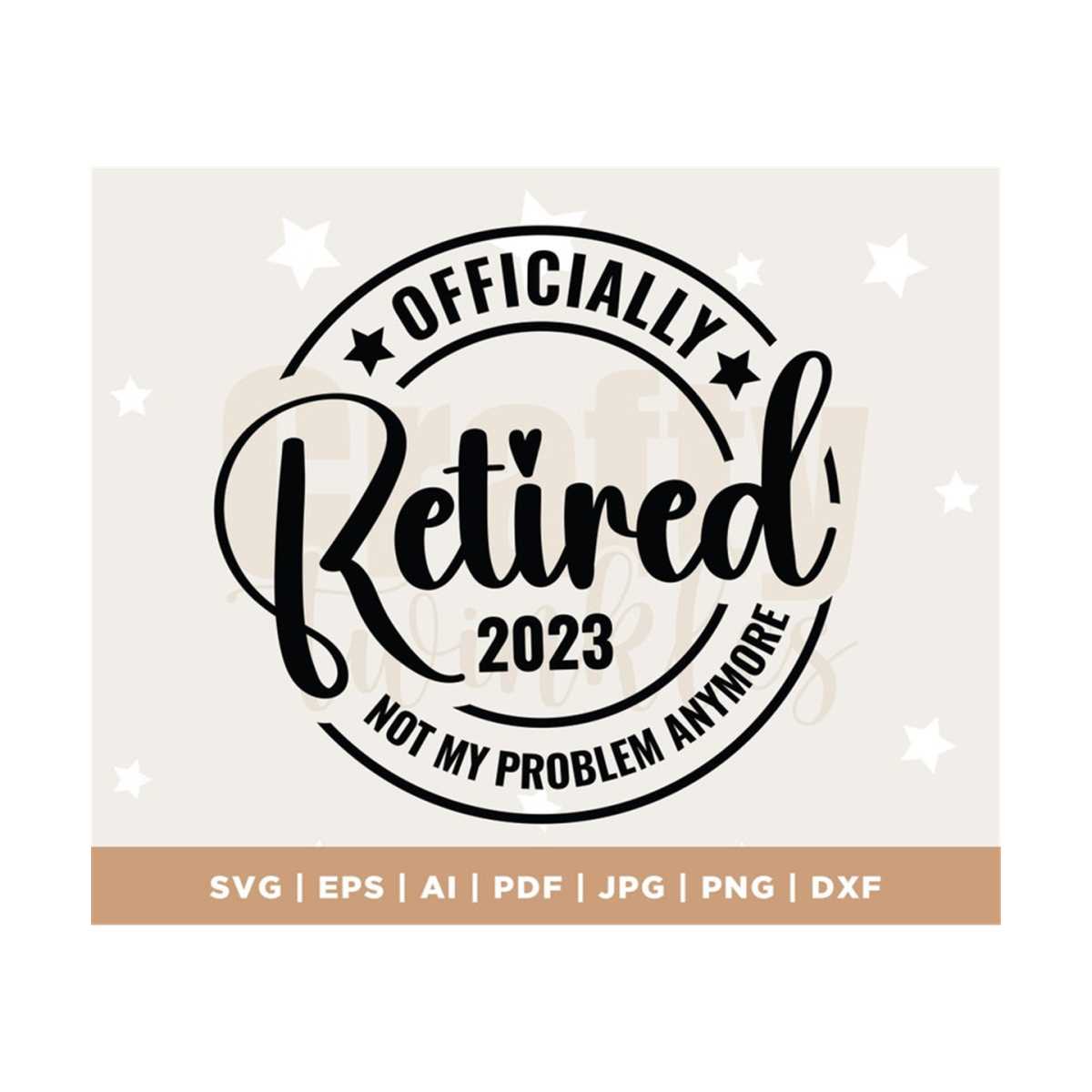 Retired Svg Png, Officially Retired svg, Retirement svg, hap - Inspire ...
