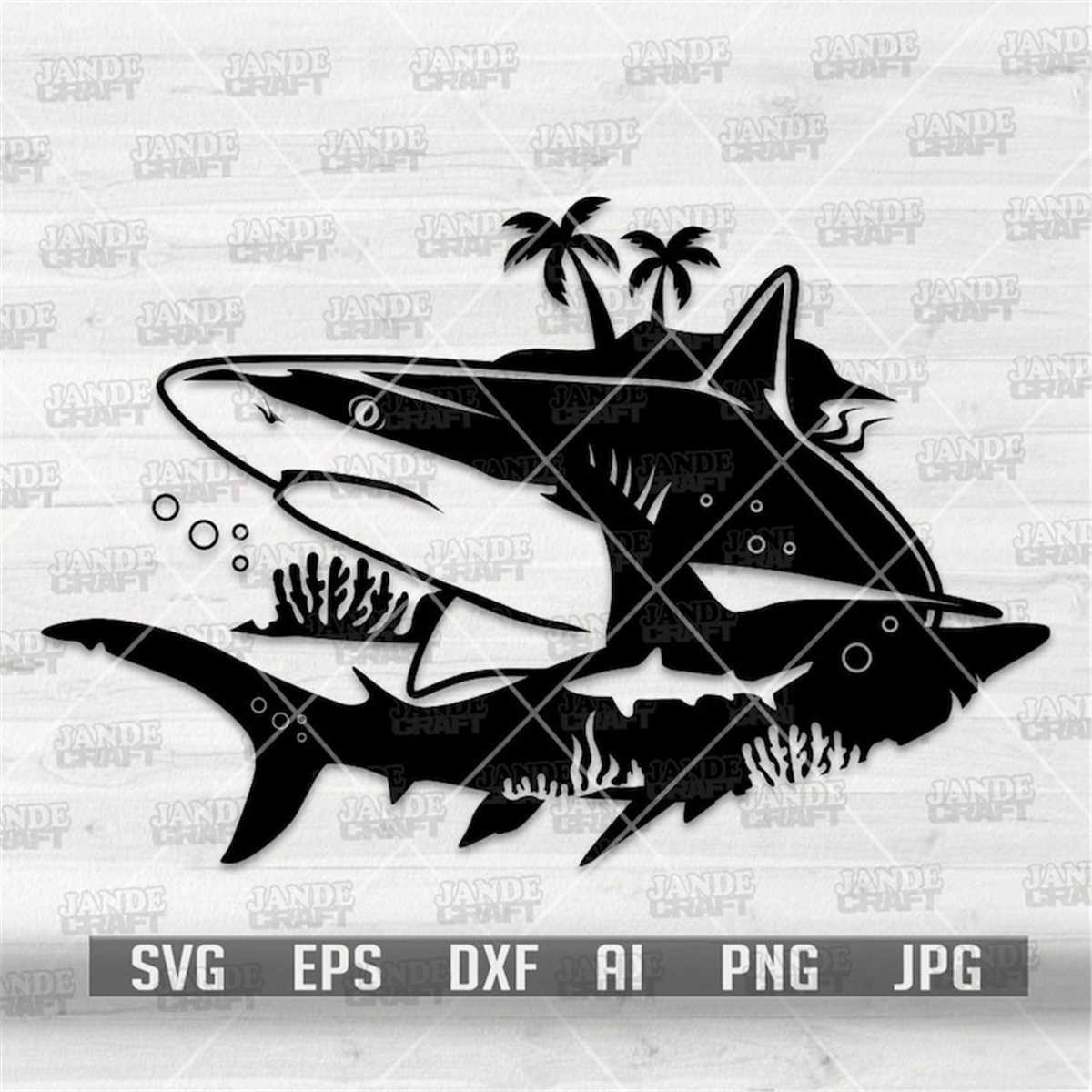 Shark svg | Killer Shark svg | Shark Clipart | Shark Cutfile | Inspire ...