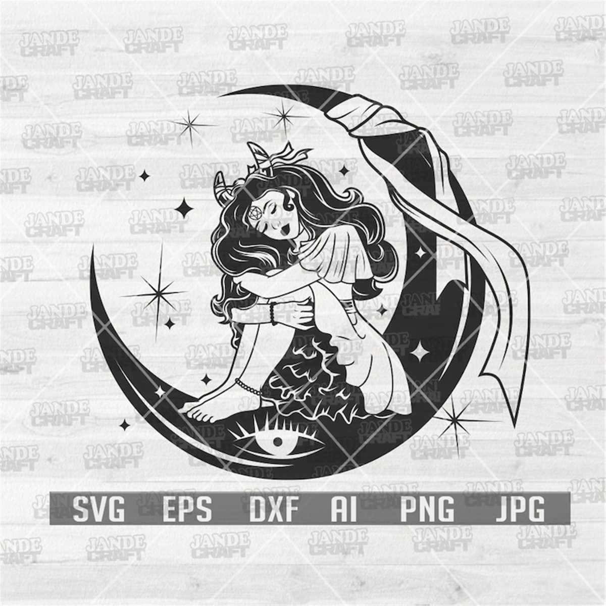 Moon Shine Witch Scene Svg Sexy Witch Clipart Moonshine Inspire Uplift