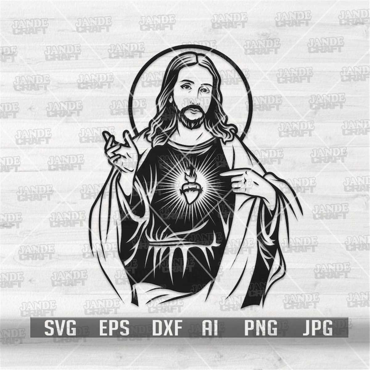 Jesus svg | Christ Clipart | Lord Cutfile | Redeemer dxf | C - Inspire ...