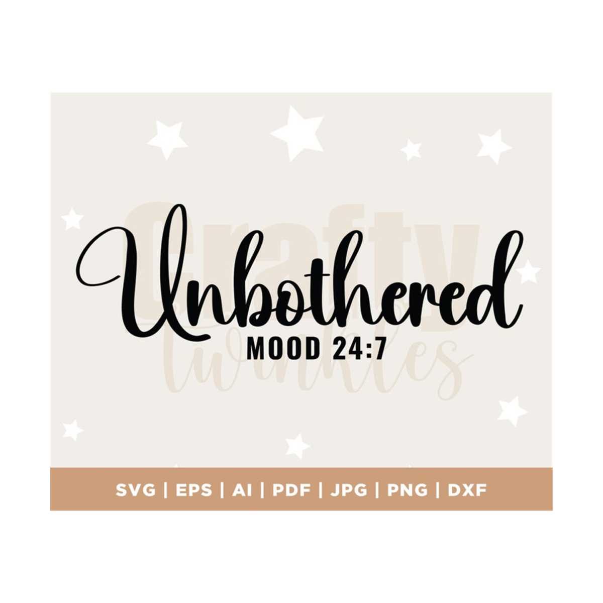 Unbothered Mood SVG, PNG, JPG, Black Beautiful African Ameri | Inspire ...