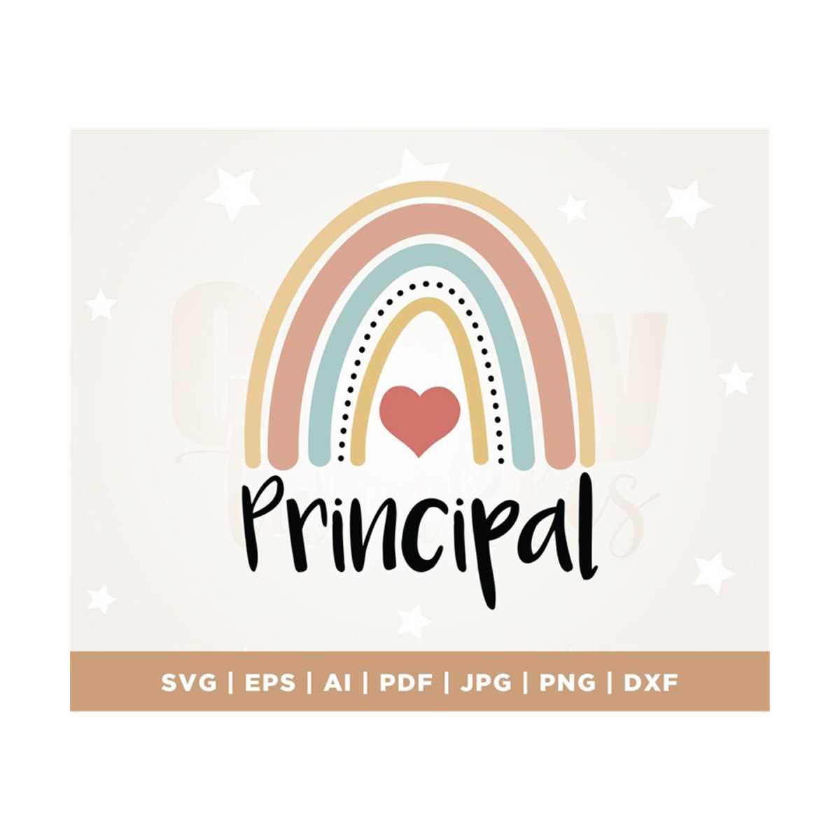Principal svg, Teacher svg, Rainbow svg, Principal shirt svg | Inspire ...
