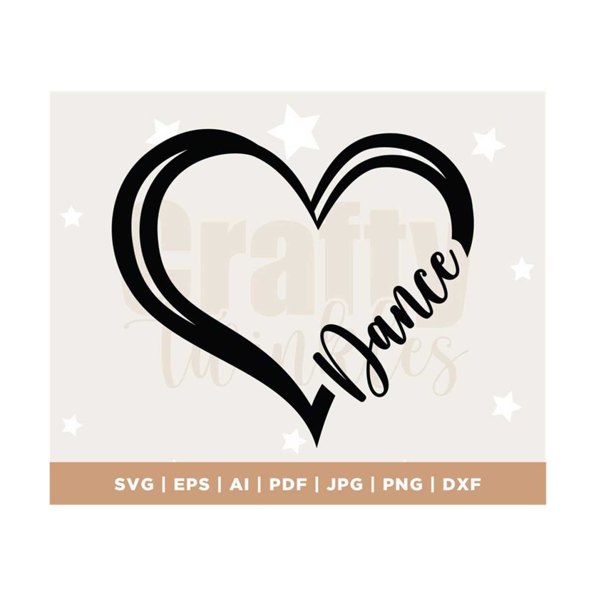 Dance Heart Svg, Dance Svg, Dance Png, Dancer Svg, Dance Mom - Inspire ...