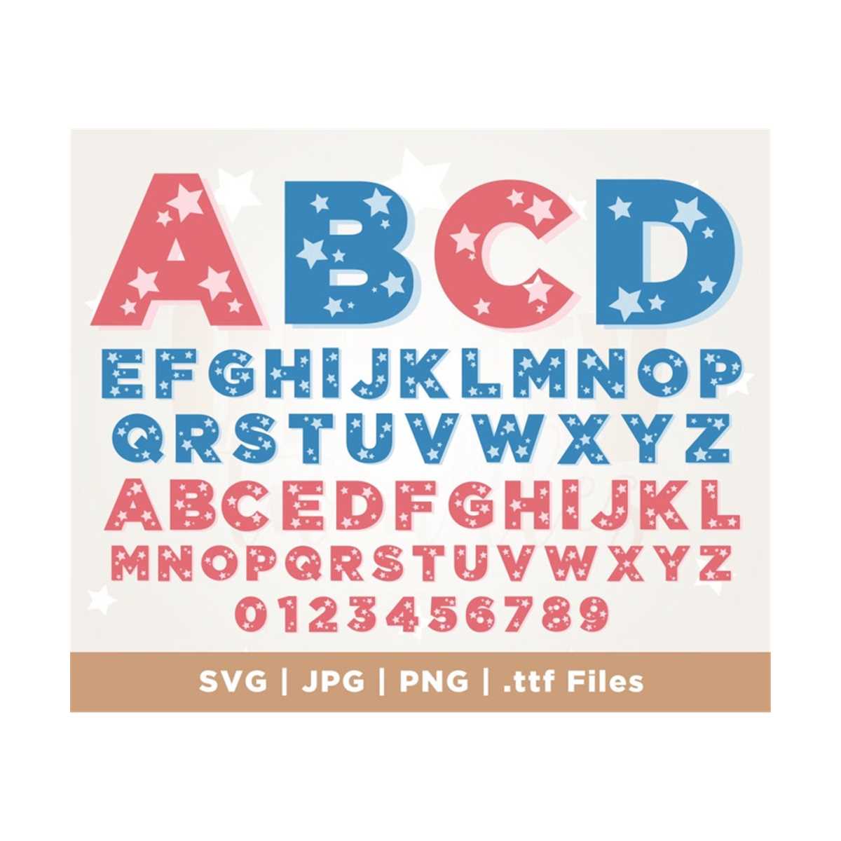 Fourth July Font, July 4th Font, Stars Font, Patriotic Font, | Inspire ...