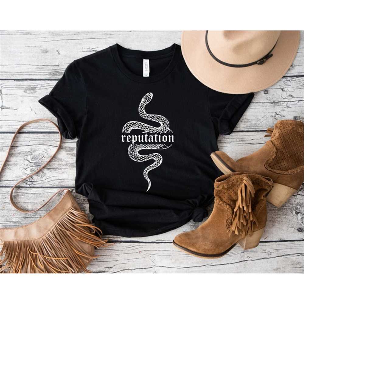 Snake Reputation T-Shirt,Music Album Lover T-Shirt,Summer Co | Inspire ...