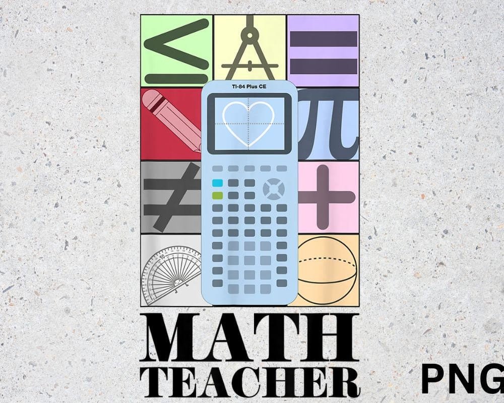 Math Teacher png,Math Teacher Png Sublimation, Math Teacher - Inspire ...