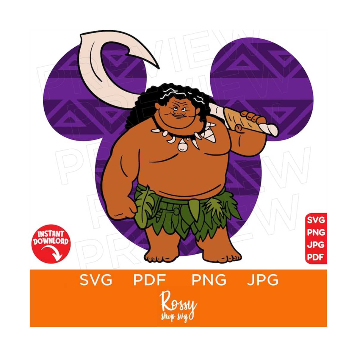 You're welcome Maui Svg, Moana SVG Princess SVG Disneyworld | Inspire ...