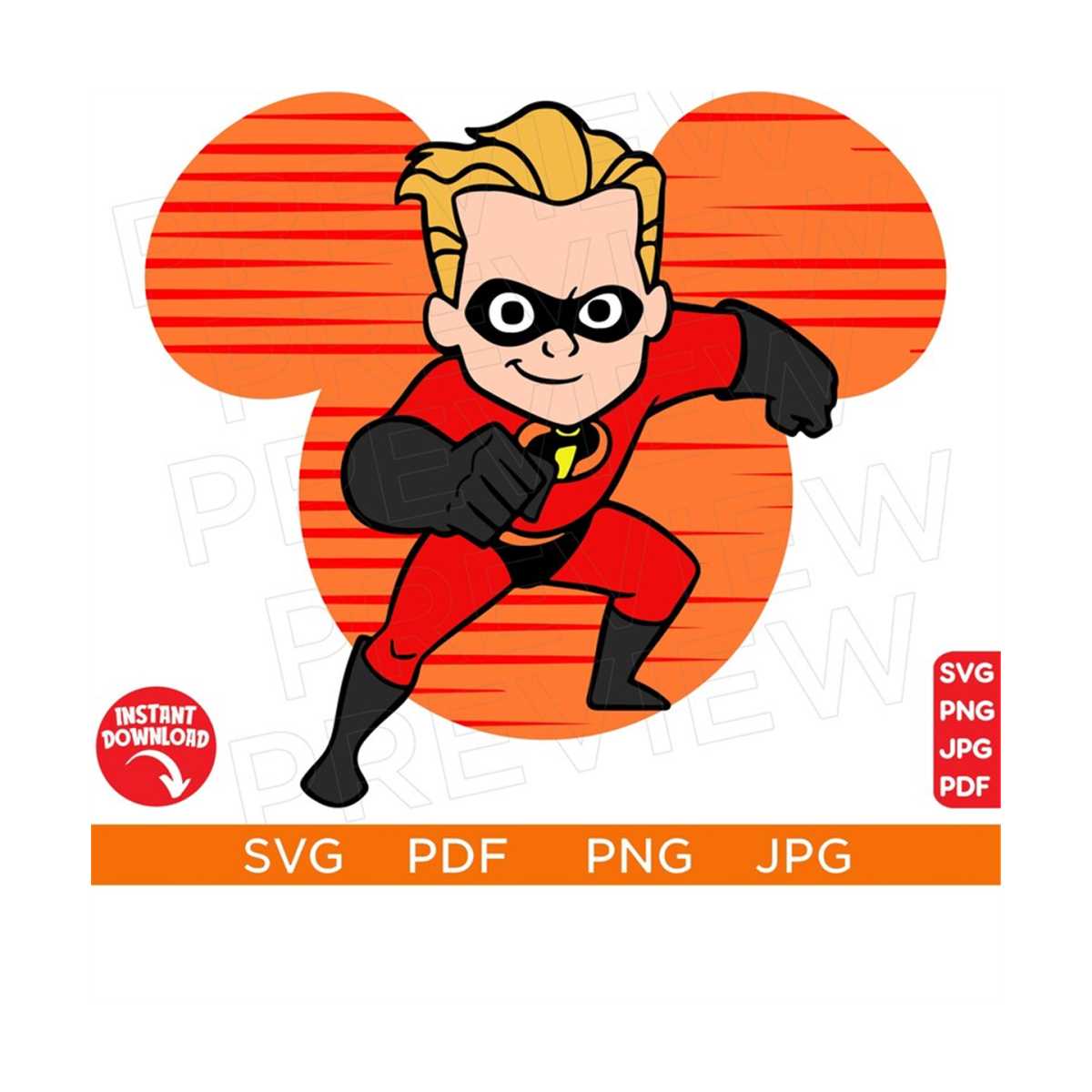 Dash Parr SVG The incredibles SVG, Disneyworld Svg Disneylan - Inspire ...