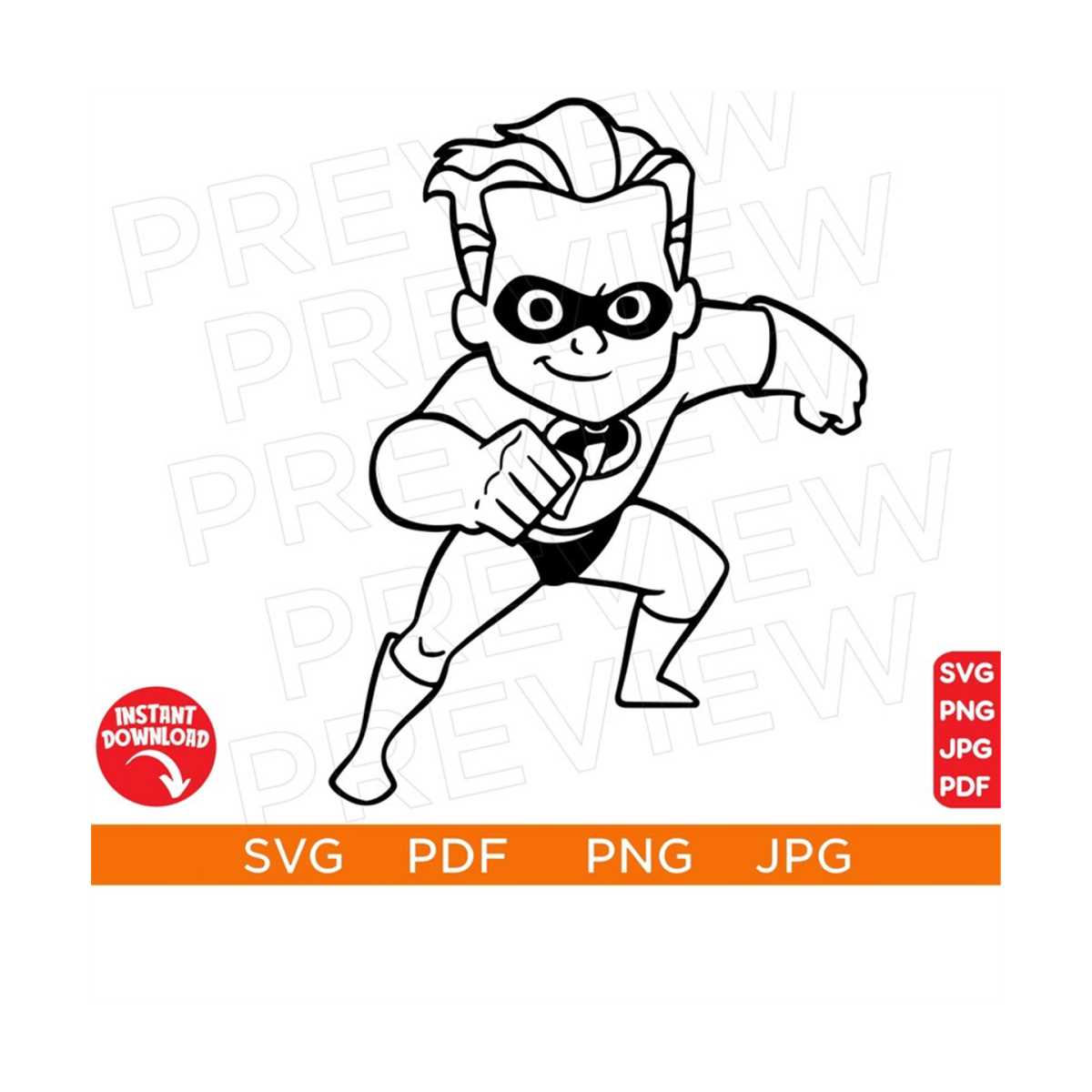 Dash Parr SVG The incredibles SVG, Disneyworld Svg Disneylan | Inspire ...