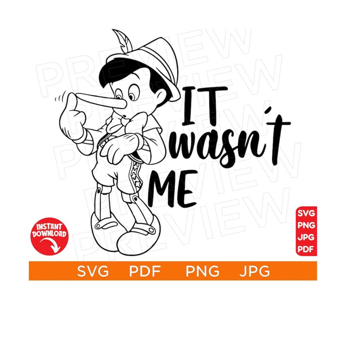 It Wasn't Me SVG Pinocchio SVG Disneyland Ears Pinocchio Dis - Inspire ... It Wasn't Me SVG Pinocchio SVG Disneyland Ears Pinocchio Dis - Inspire ...