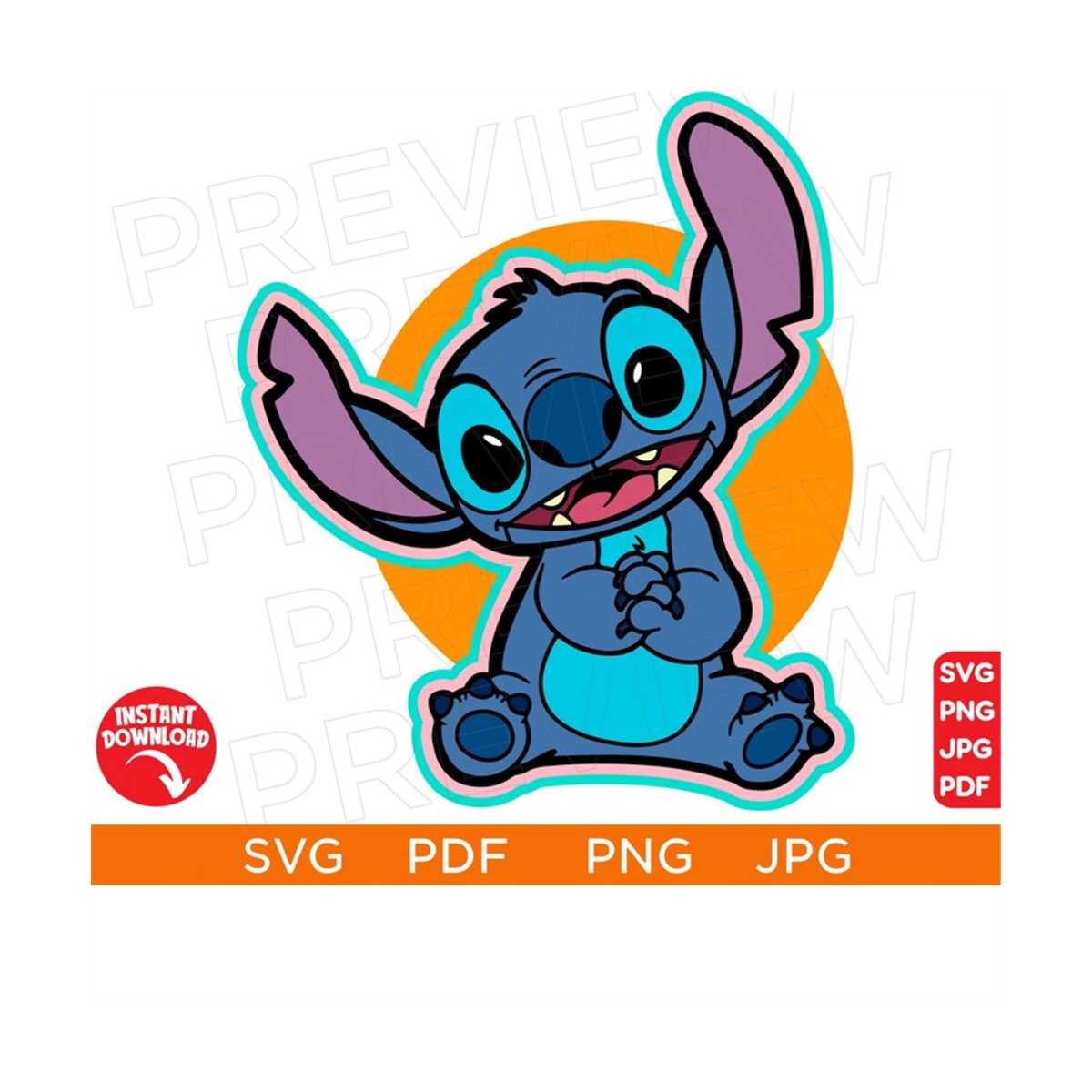 Stitch Disneyland Svg, Stitch svg Ears svg png clipart, cri | Inspire ...