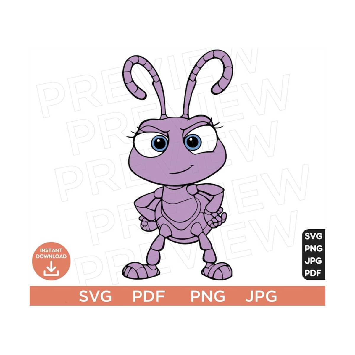 A Bug's Life Svg, Dot Svg, Princess Dot Svg, Disneyland cli | Inspire ...