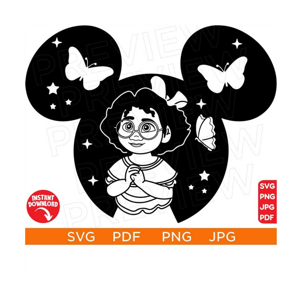 Baby Mirabel Encanto SVG Mirabel svg png clipart SVG, cut fi | Inspire ...