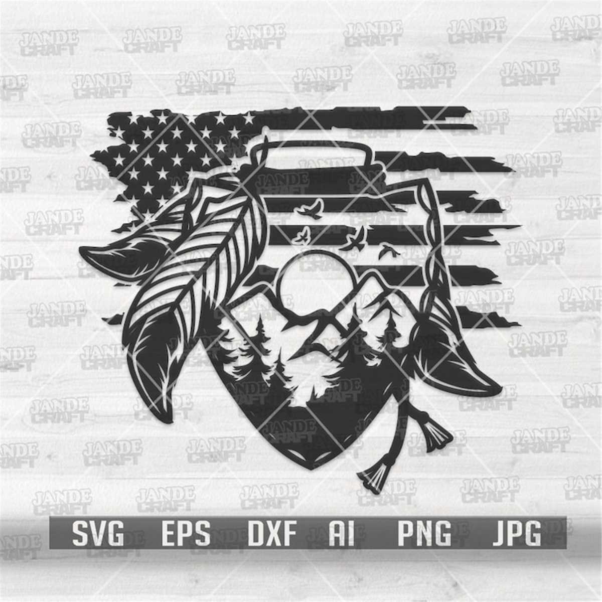 US Outdoor Scene Arrowhead svg | Boho Clipart | Teepee Stenc | Inspire ...