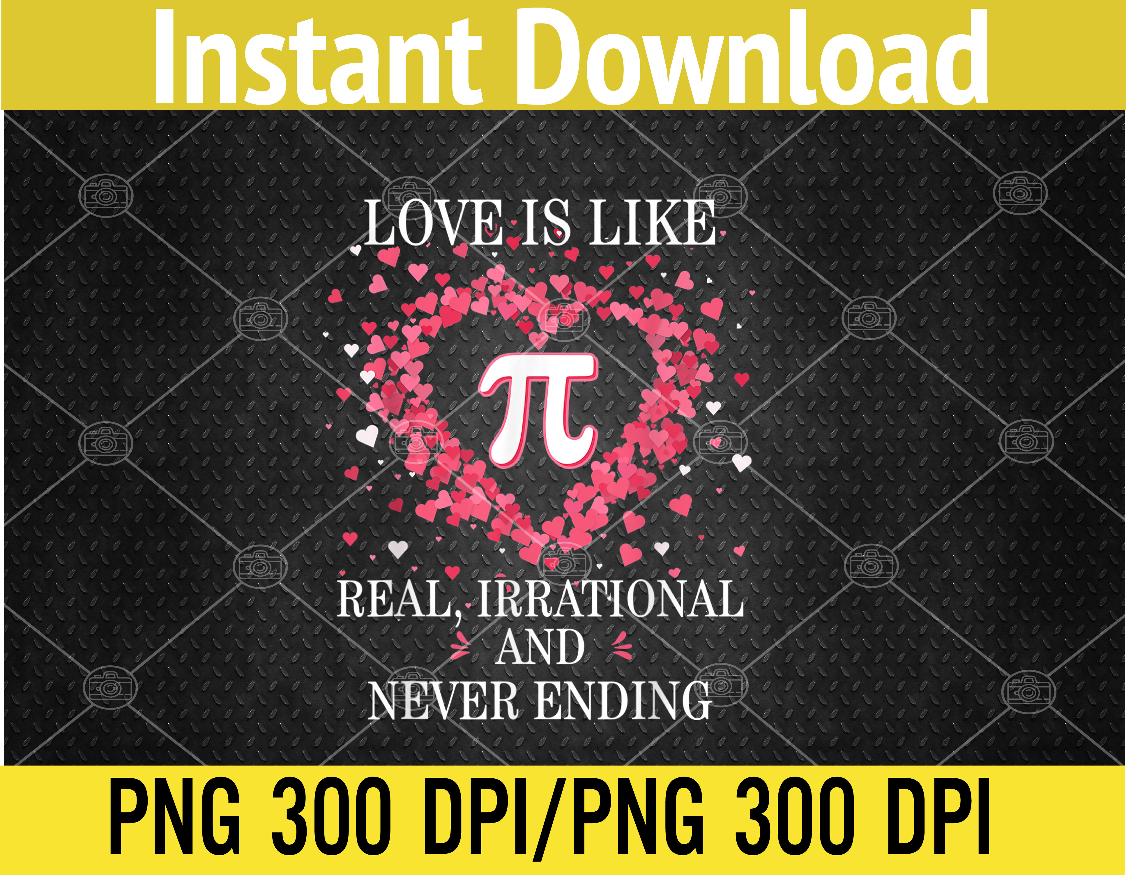 Funny Happy Valentine's Day Love Is Like Pi Math Teacher PNG - Inspire ...