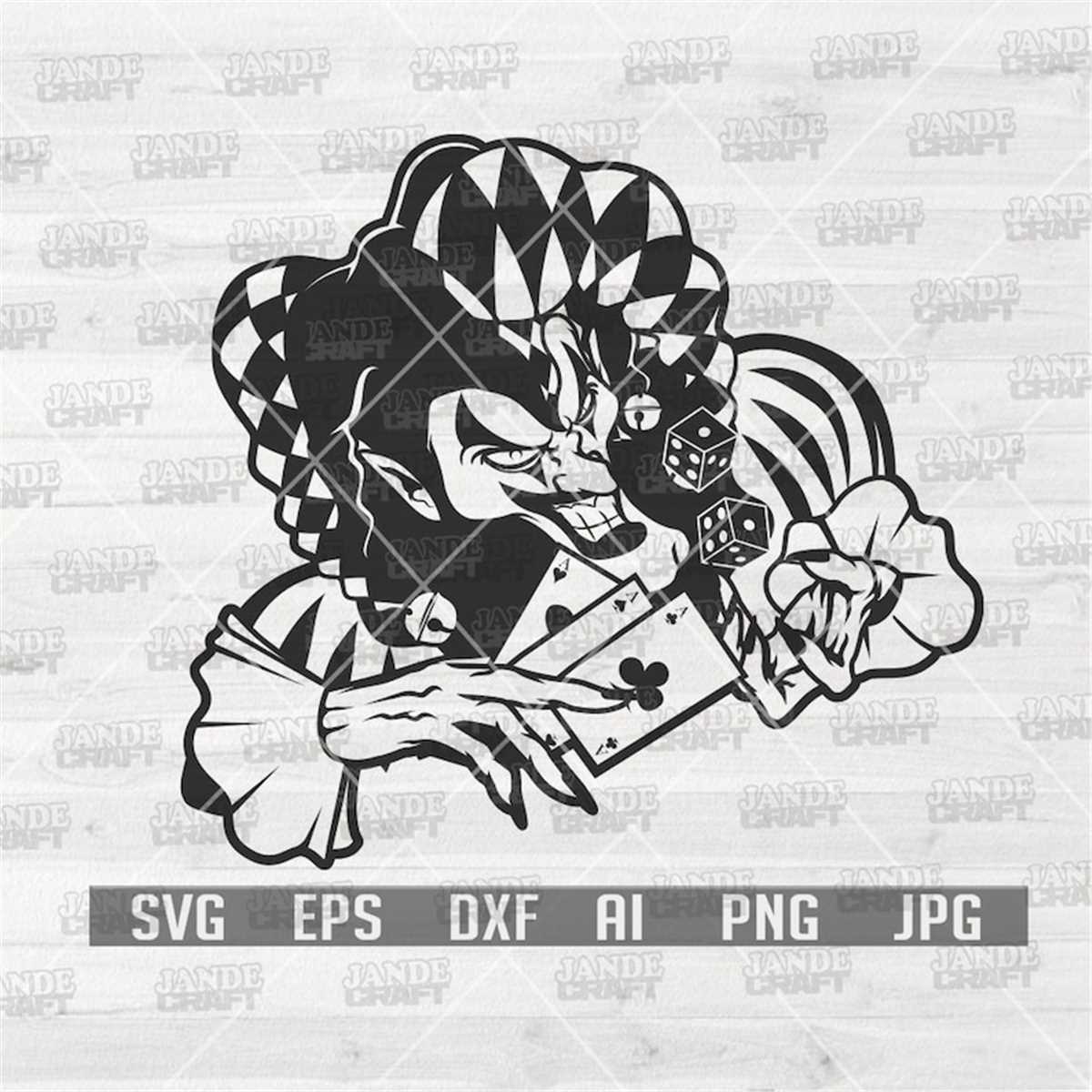 Joker Clown svg | Jester svg | Jester Clown svg | Joker svg | Inspire ...