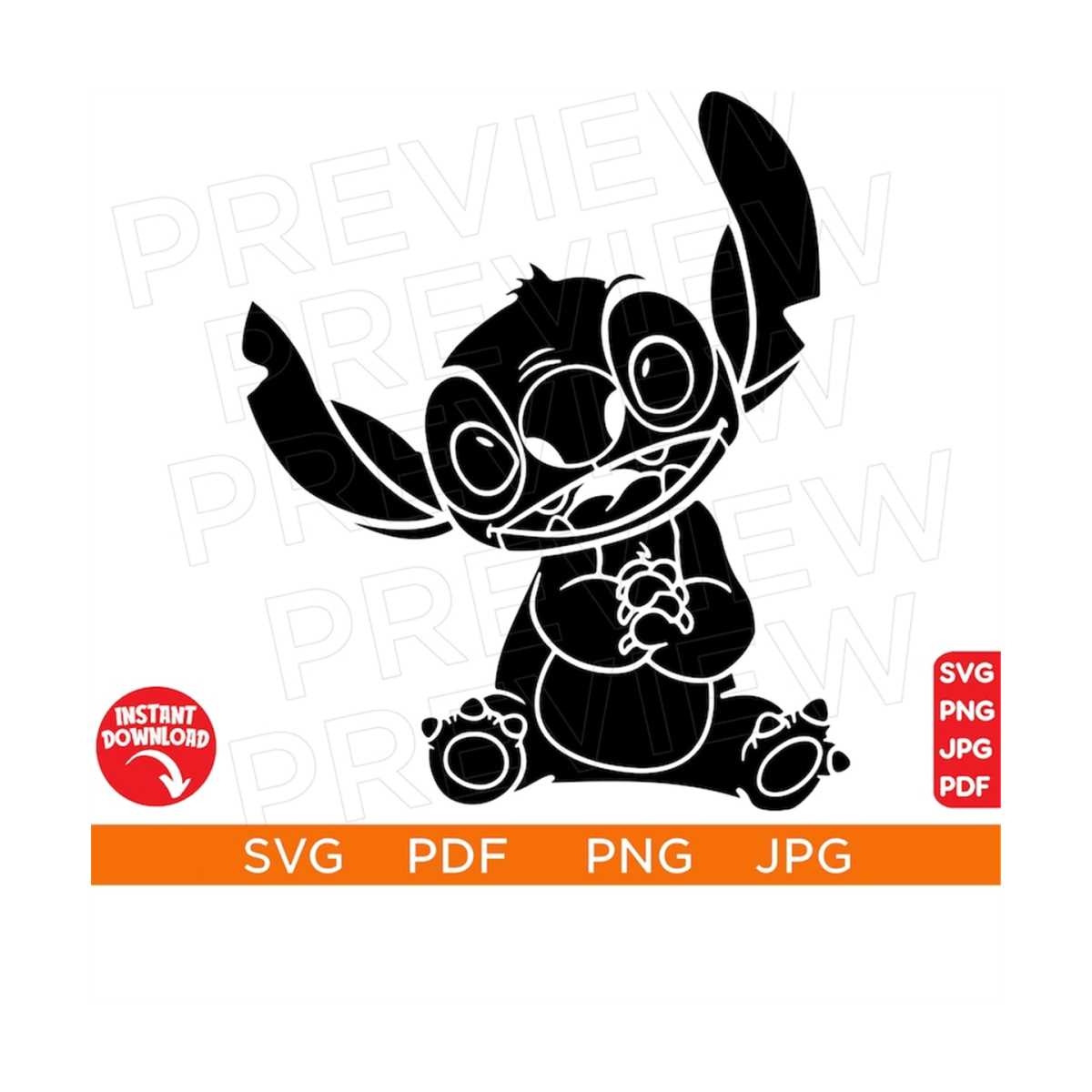 Stitch Disneyland Svg, Stitch svg Ears svg png clipart, cri | Inspire ...