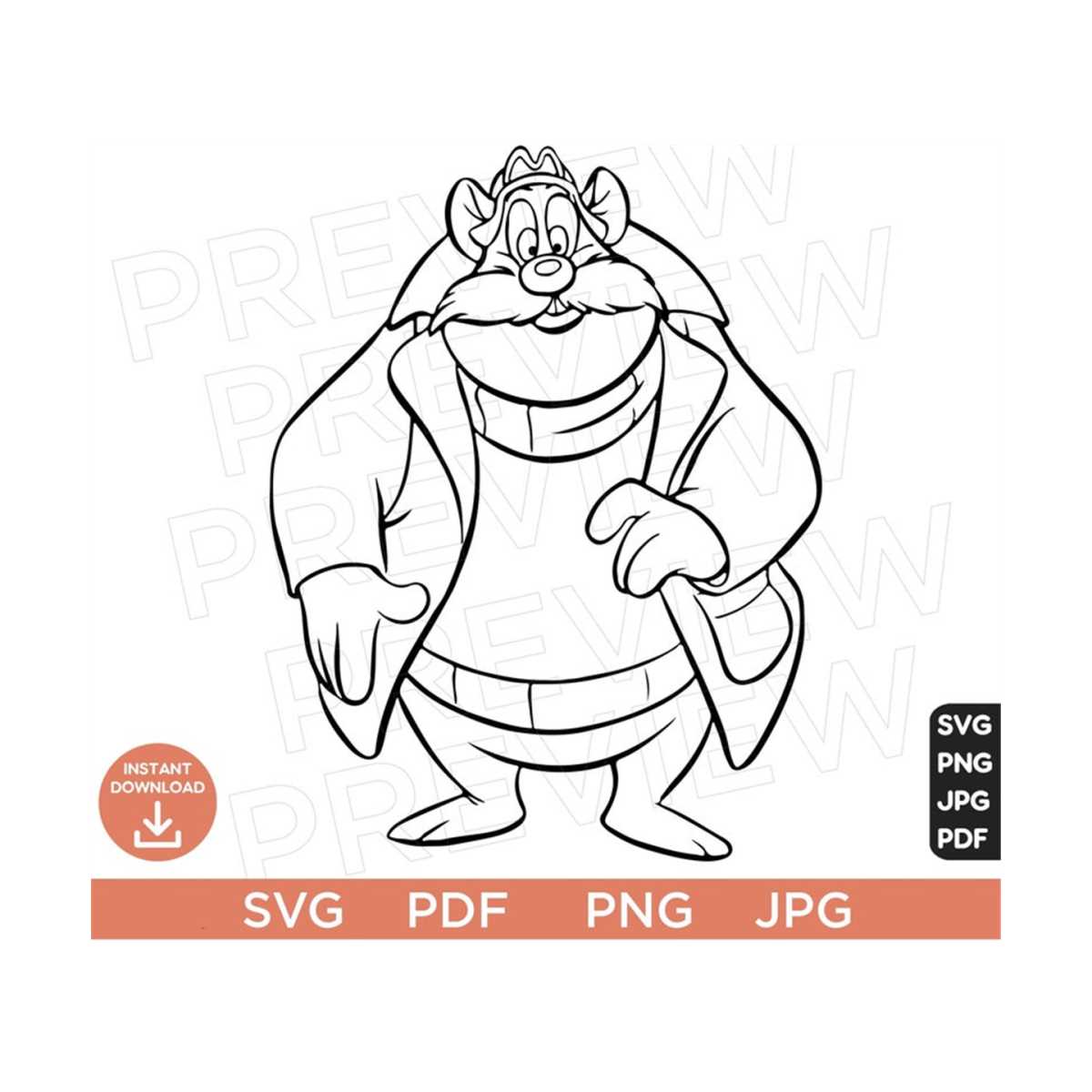 Monterey Jack Vector Svg Chip and Dale Ears SVG, Chip 'N Dal | Inspire ...