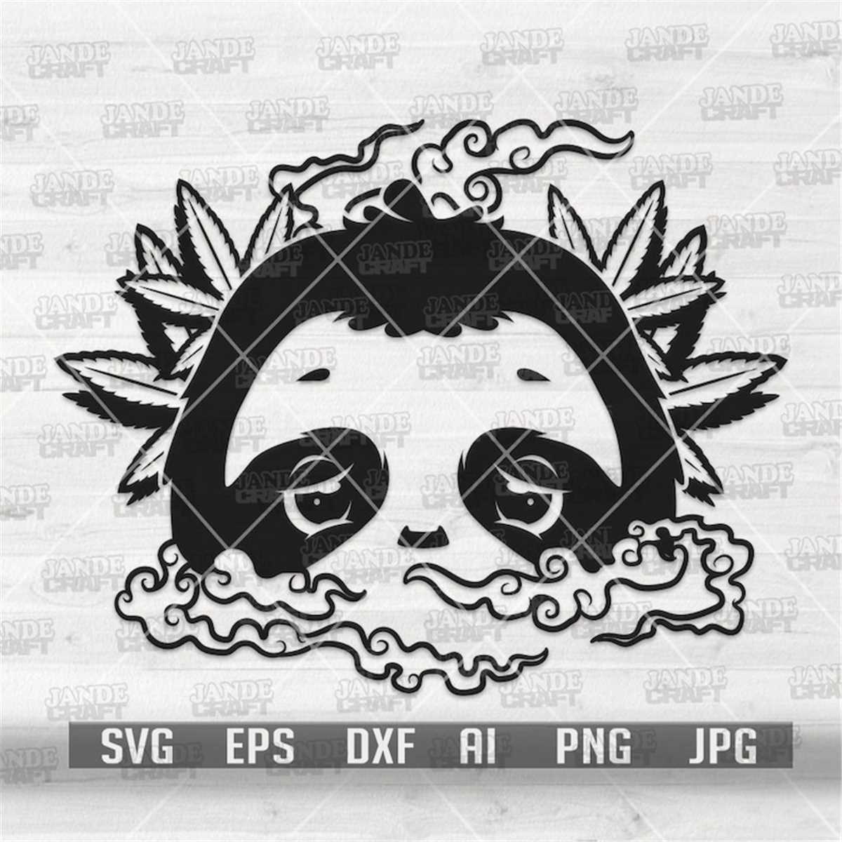 High Sloth Smoking Weed svg | Smoking Joint svg | Rasta Slot | Inspire ...