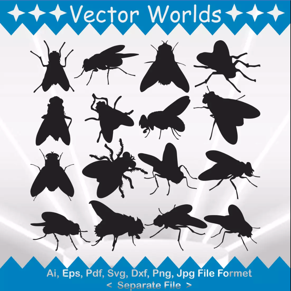 Flies svg, Flies svg, Flies, Flies, SVG, ai, pdf, eps, svg, - Inspire ...