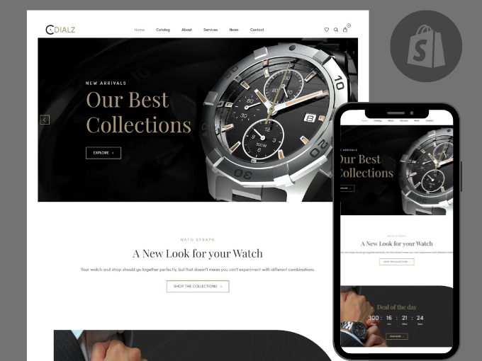 Dialz - Watch Store Shopify Theme | Inspire Uplift