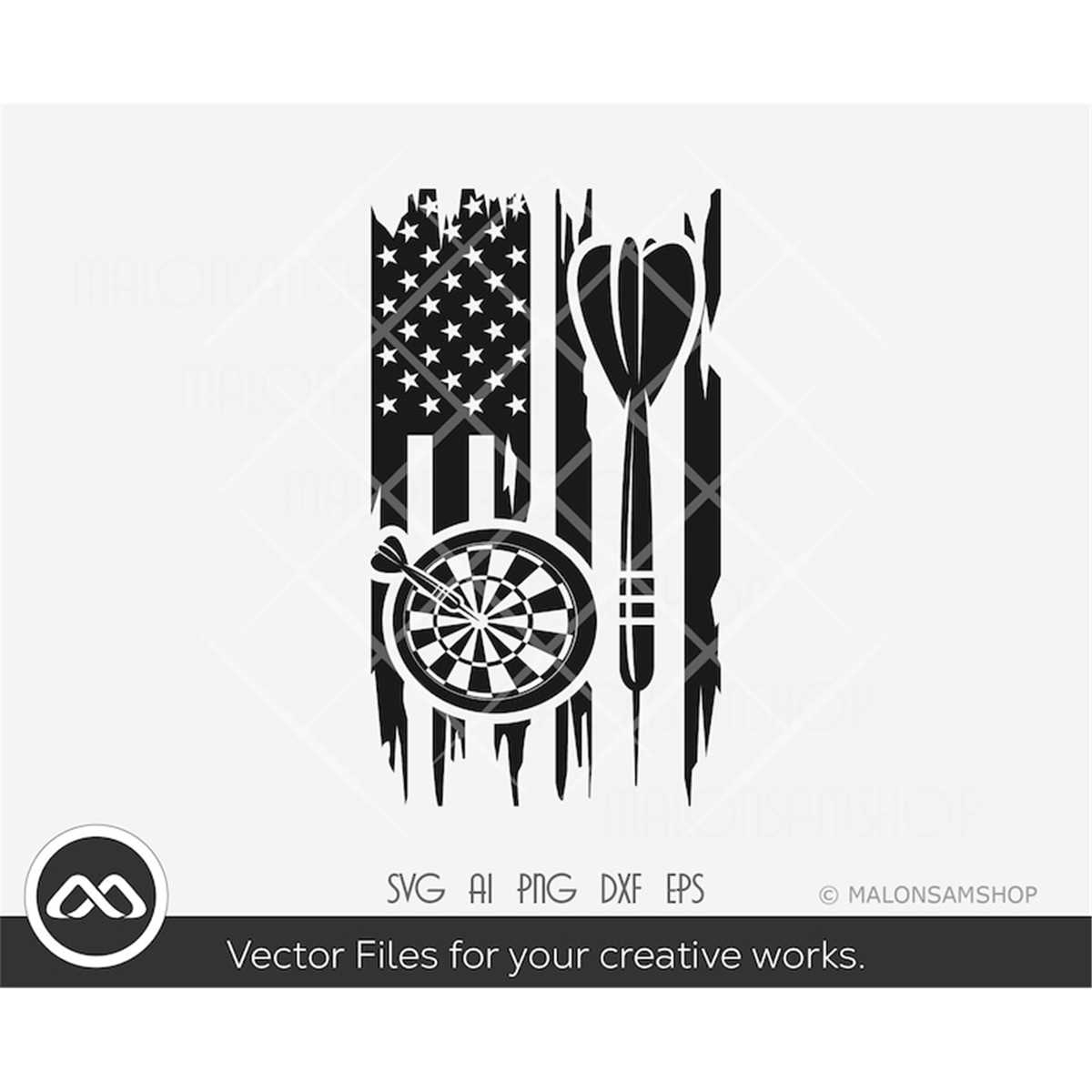 Darts SVG Us flag - darts svg, dart board svg, target svg, s | Inspire ...